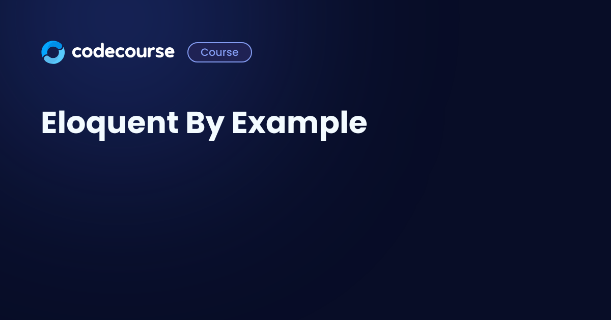 Many To Many Polymorphic Showing All Model Types In One List Eloquent By Example Codecourse